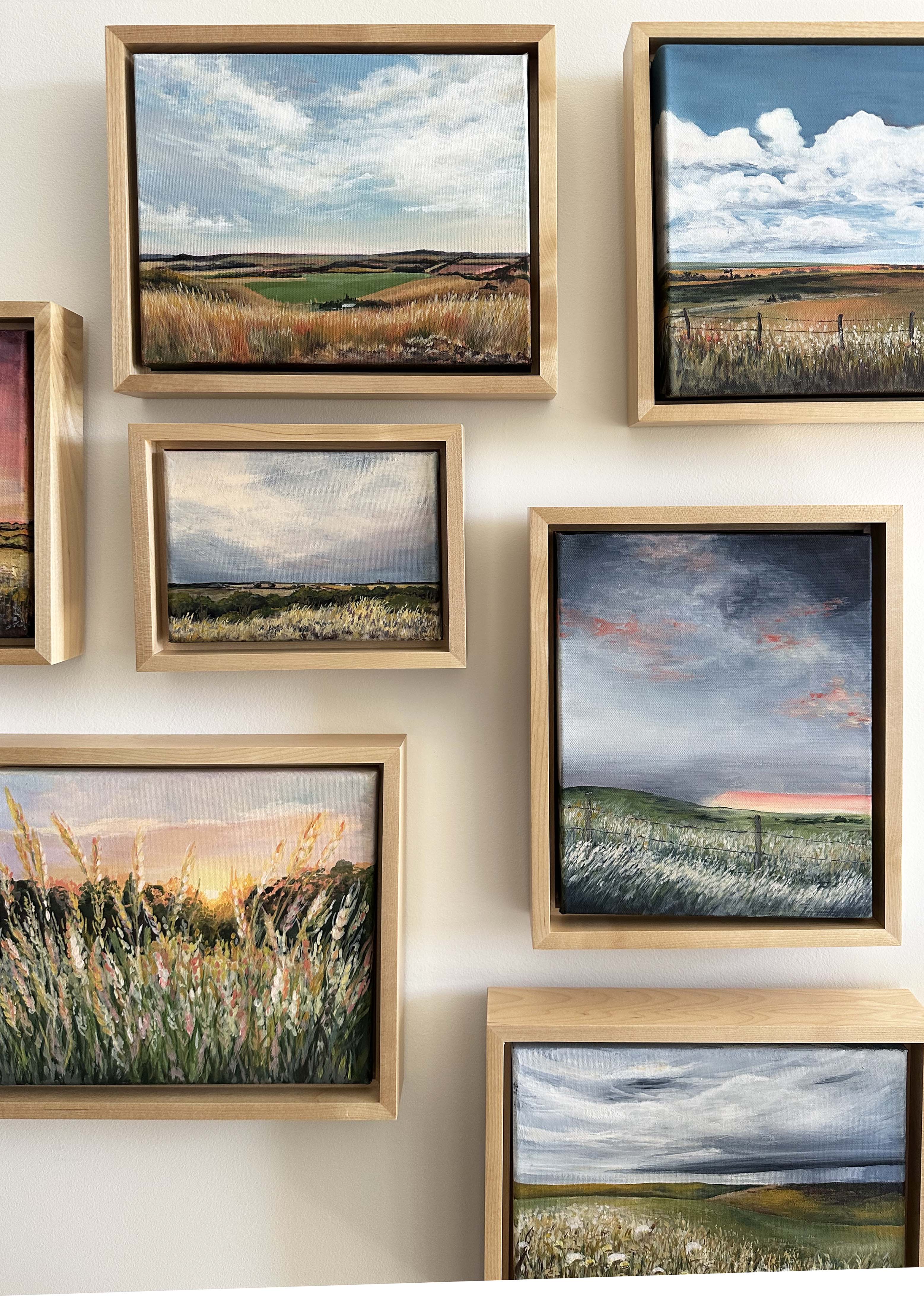 Prairie Landscapes - Original Acrylic Paintings – Hilltop Creative Co.